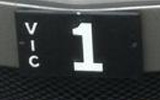 Victorian single digit number plates - Numberplates.com.au
