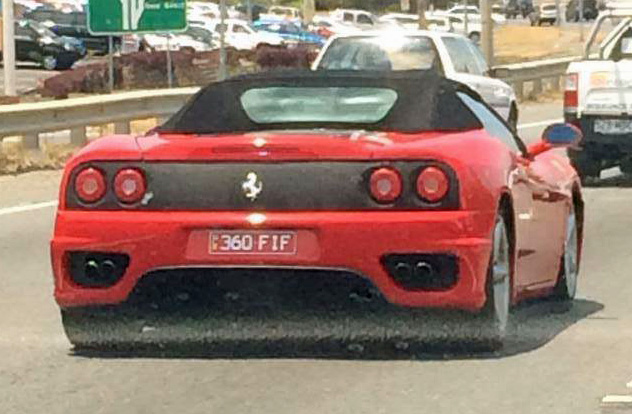 Ferrari Number Plates - Numberplates.com.au
