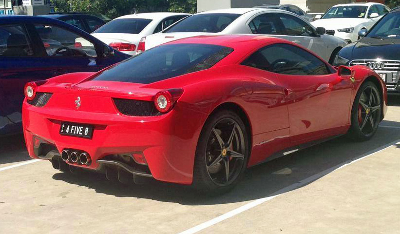 Ferrari Number Plates - Numberplates.com.au