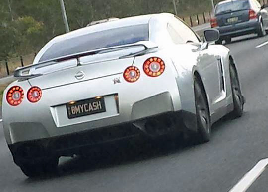 Nissan R35 GTR Number Plates - Numberplates.com.au