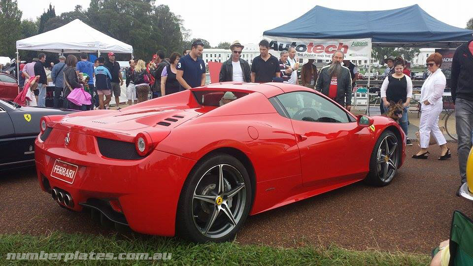 Ferrari Number Plates - Numberplates.com.au
