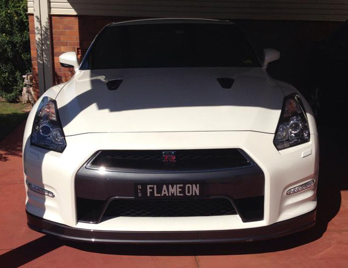 Nissan R35 GTR Number Plates - Numberplates.com.au