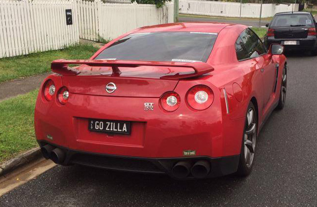 Nissan R35 GTR Number Plates - Numberplates.com.au