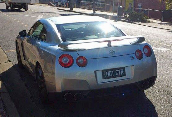 Nissan R35 GTR Number Plates - Numberplates.com.au