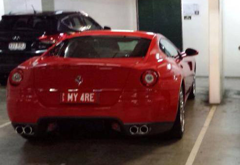 Ferrari Number Plates - Numberplates.com.au