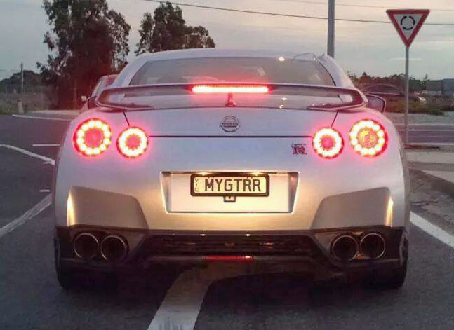 Nissan R35 GTR Number Plates - Numberplates.com.au