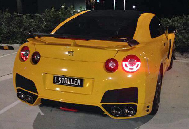 Nissan R35 GTR Number Plates - Numberplates.com.au