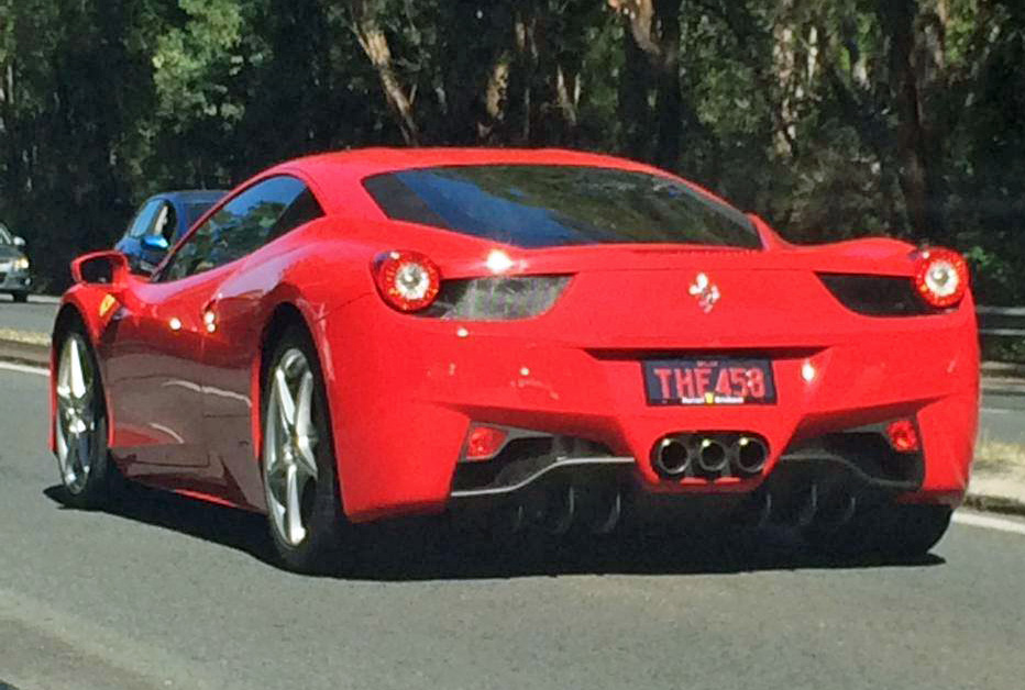 Ferrari Number Plates - Numberplates.com.au