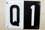 Single Digit Q Plates - Numberplates.com.au