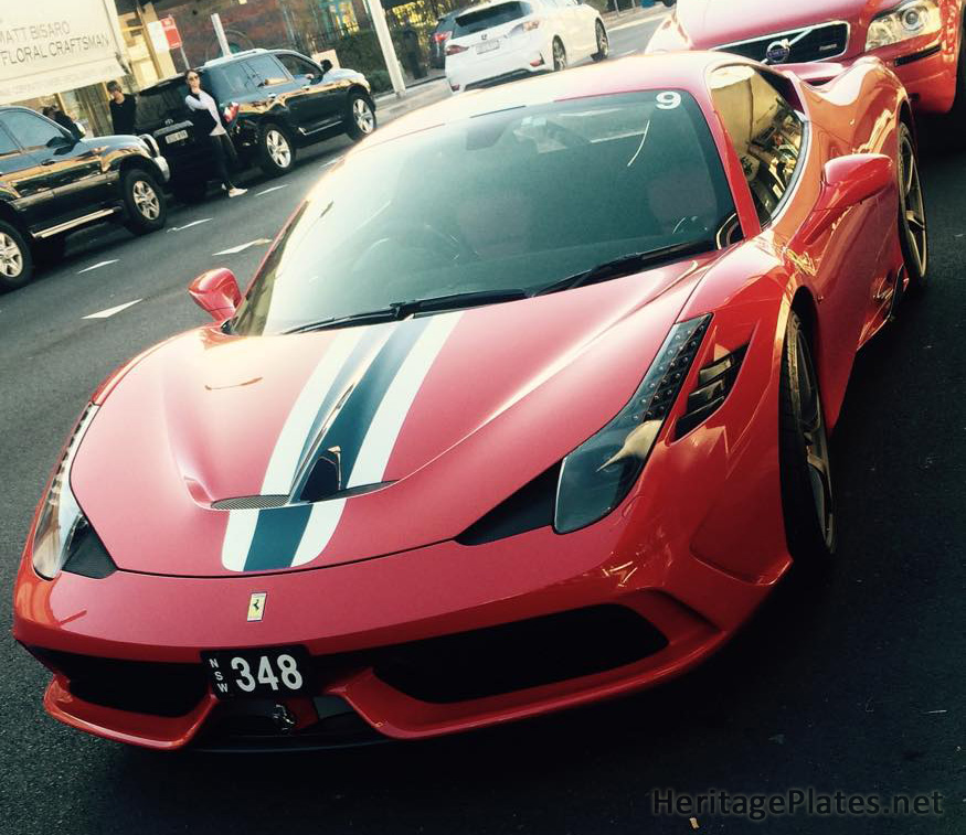 NSW 3 digit heritage plates - 300 to 399 - Numberplates.com.au