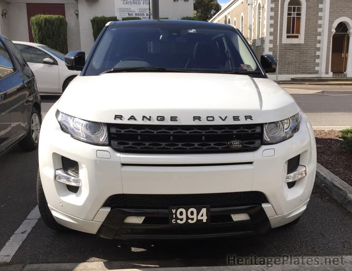 Vic 3 digit heritage plates - 750 to 999 - Numberplates.com.au