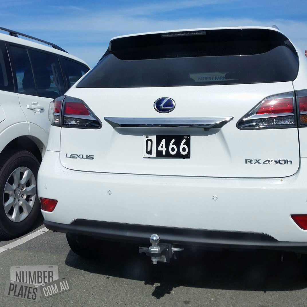 3 Digit Q Plates - Heritage Number Plates - Numberplates.com.au