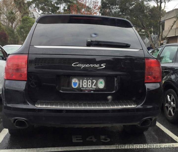 Victorian 4 digit heritage plates - Numberplates.com.au