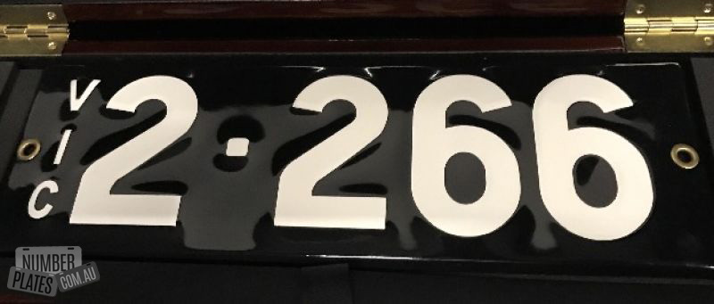 Victorian 4 digit heritage plates - Numberplates.com.au