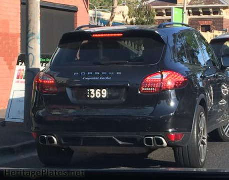 Vic 3 digit heritage plates - 250 to 499 - Numberplates.com.au
