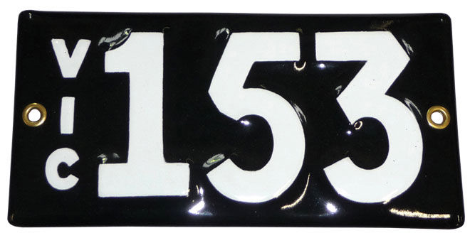 Victorian Heritage Plate Sales Records - Numberplates.com.au