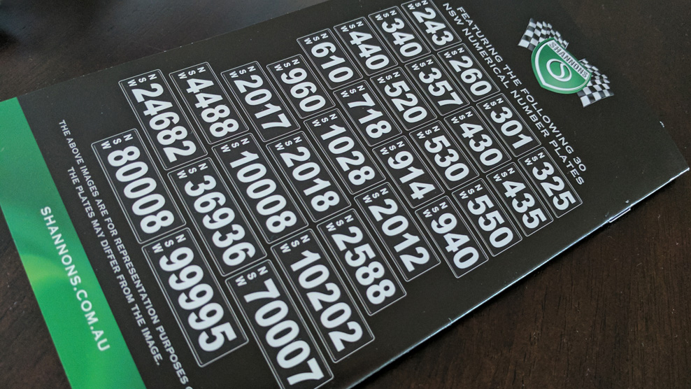 2017 Shannons Sydney Summer Classic Auction & Rare Number Plates ...