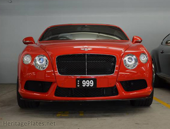 NSW 3 digit heritage plates - 900 to 999 - Numberplates.com.au