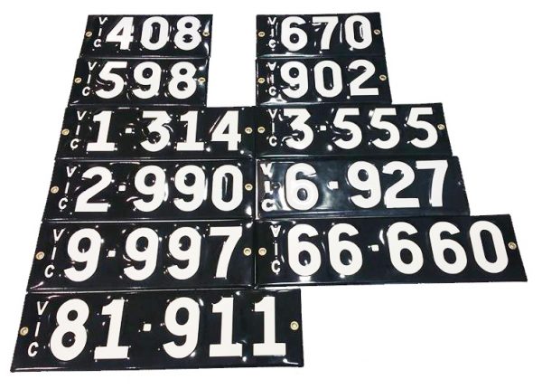 Victorian Heritage Plate Auctions - Numberplates.com.au