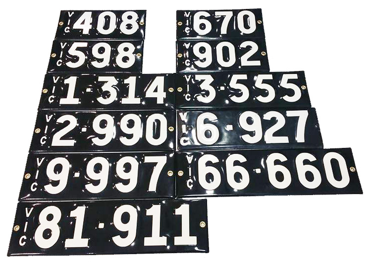 Victorian Heritage Plate Auctions - Numberplates.com.au