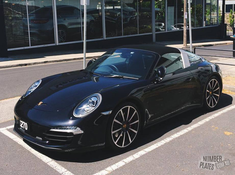 Vic Number Plate - 270 - Numberplates.com.au