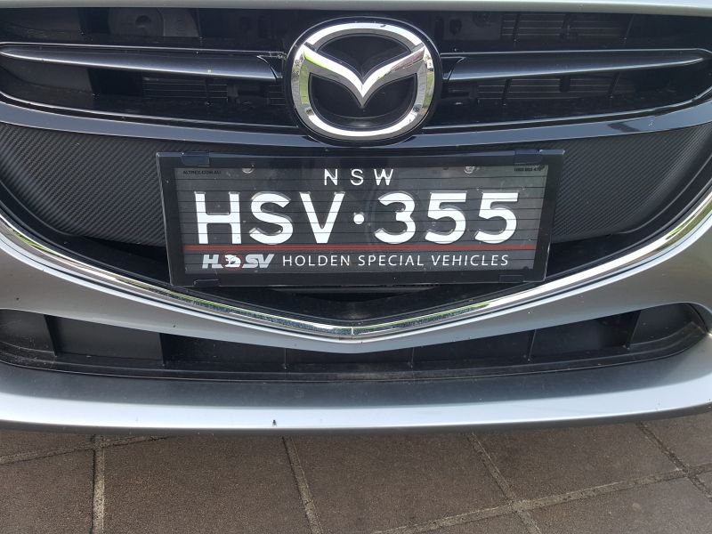 HSV 355 - Numberplates.com.au